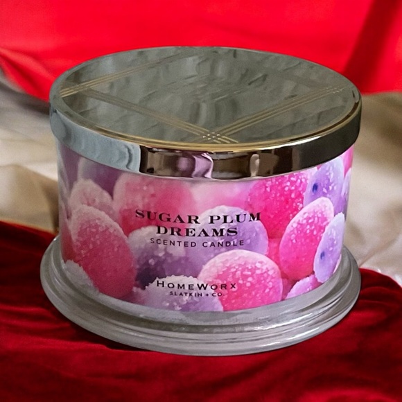 Slatkin & Co | Accents | Homeworx By Slatkin Co Sugar Plum Dreams 4wick Candle | Poshmark